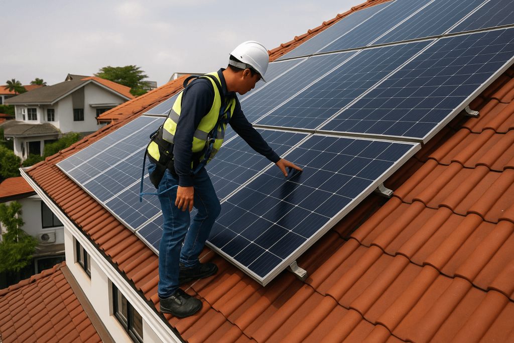 Landed Solar Inspection Jurong West | LEW Compliance