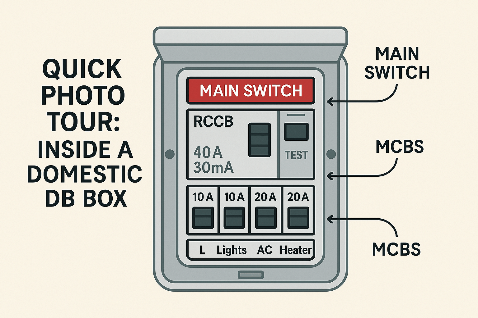 Inside a Domestic DB Box | Singapore Homeowner Safety Guide
